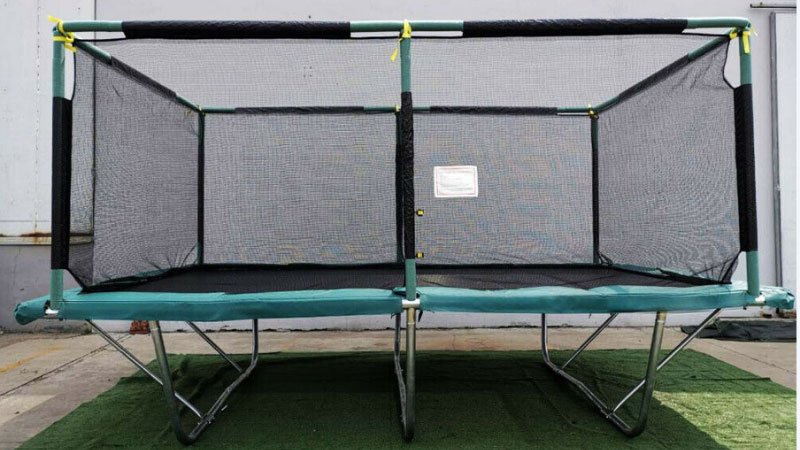 Best Rectangle Trampoline - Beloved Green
